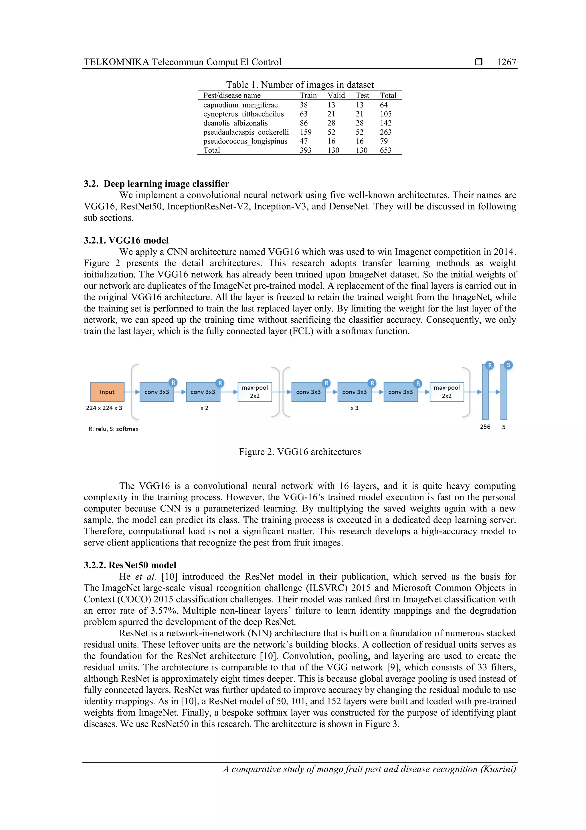 A comparative study of mango fruit pest and disease recognition | PDF