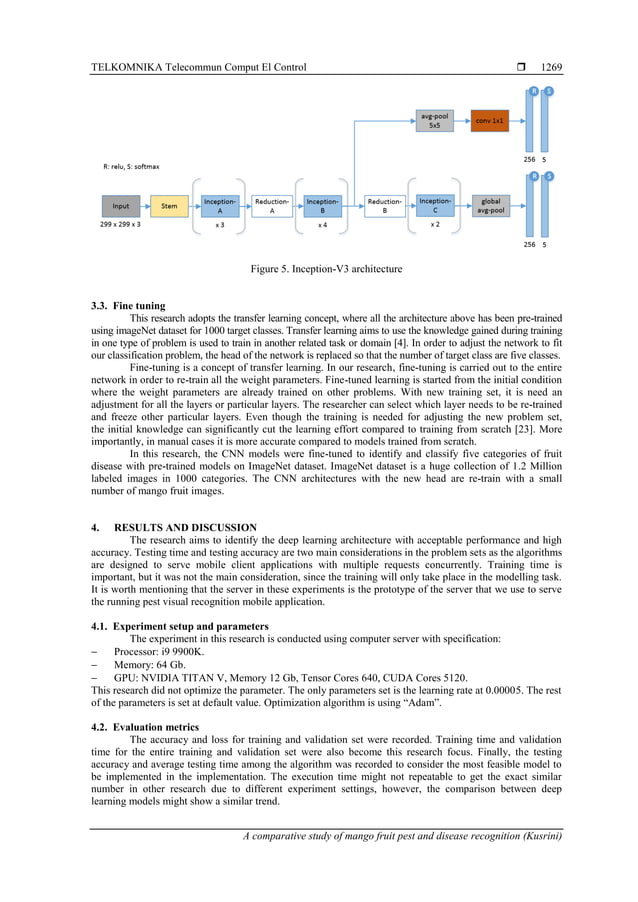 A comparative study of mango fruit pest and disease recognition | PDF