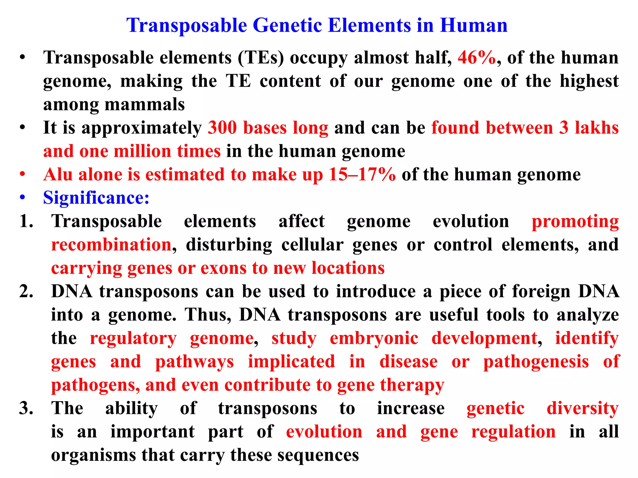 11 Transposable Genetic Elements Part 4 Pptx