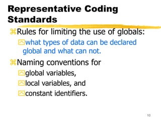 11. Lecture 19 Code standards and review.ppt