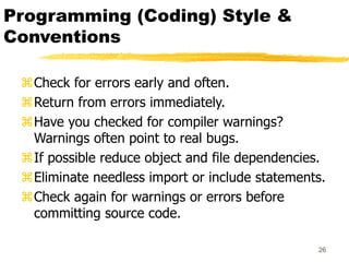 11. Lecture 19 Code standards and review.ppt | Web Development | Internet