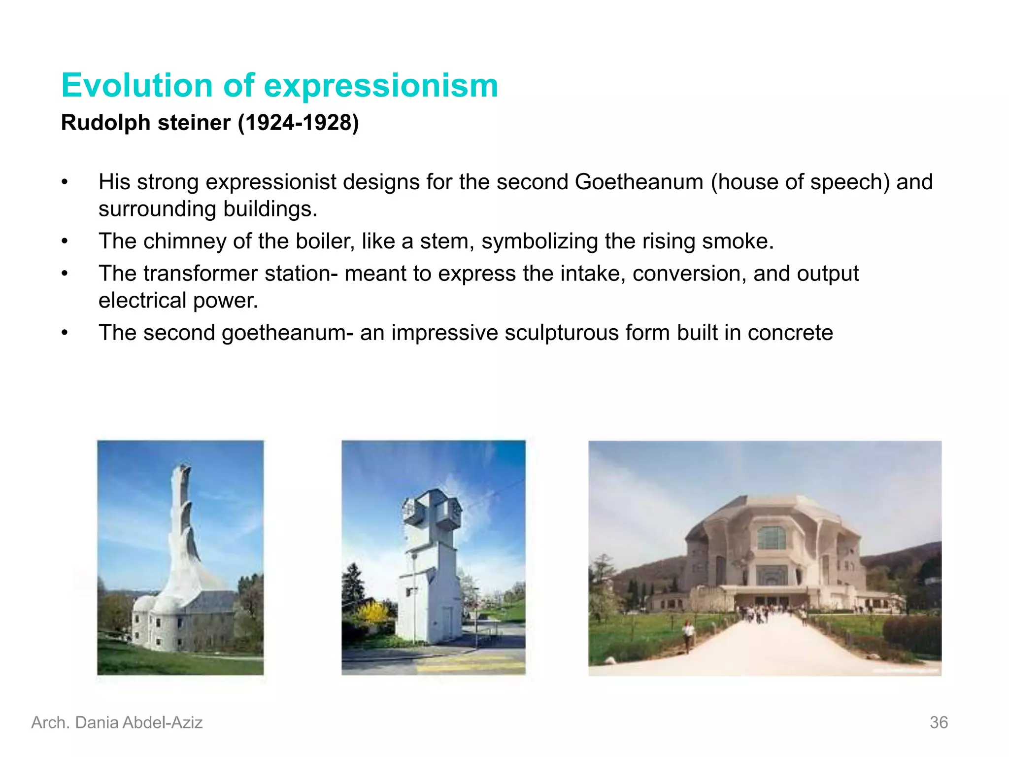 history of contemporary architecture - 11. Expressionism.ppt | Design ...