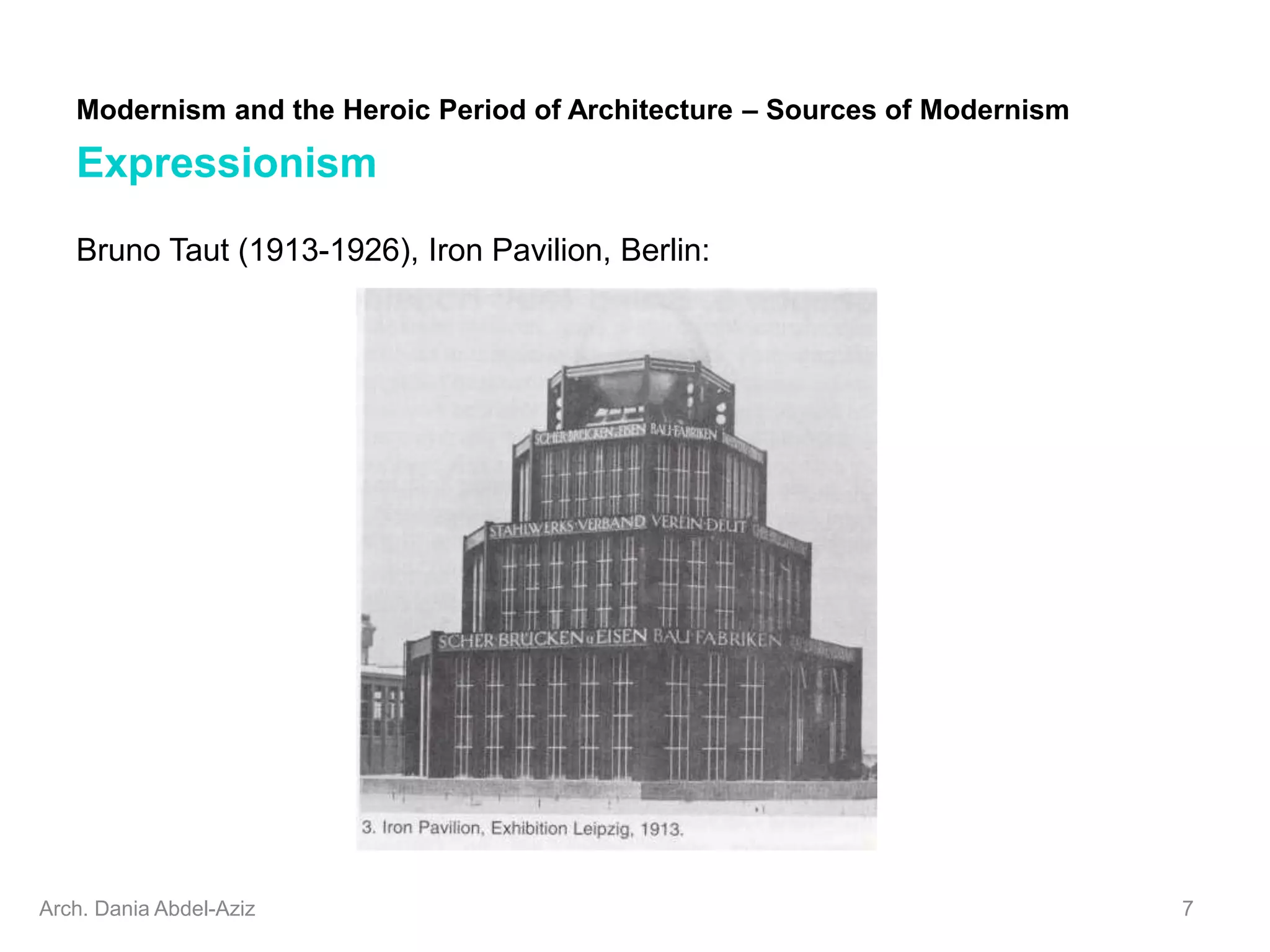 history of contemporary architecture - 11. Expressionism.ppt
