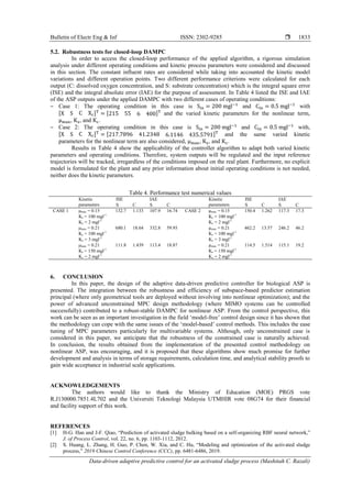 Data-driven adaptive predictive control for an activated sludge process | PDF