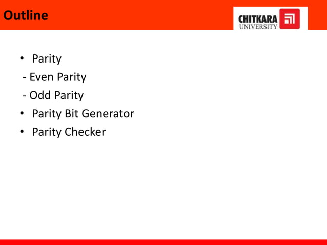 11 Parity Generatorcheckerpptx Programming Languages Computing