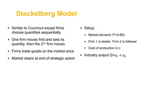 11. Stackelberg Model.pdf | Business Accounting & Finance | Business