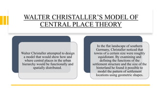 CENTRAL PLACE THEORY .pptx