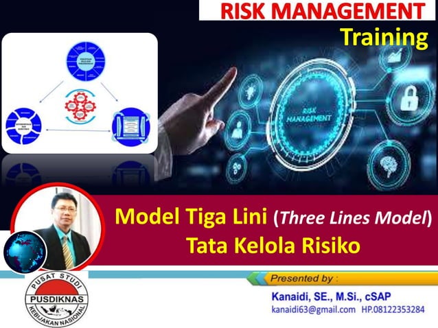 Model Tiga Lini (Three Lines Model) Tata Kelola RISIKO _Training "RISK MANAGEMENT" | PPTX