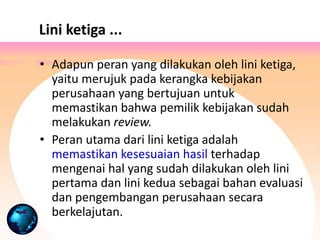 Model Tiga Lini (Three Lines Model) Tata Kelola RISIKO _Training "RISK ...