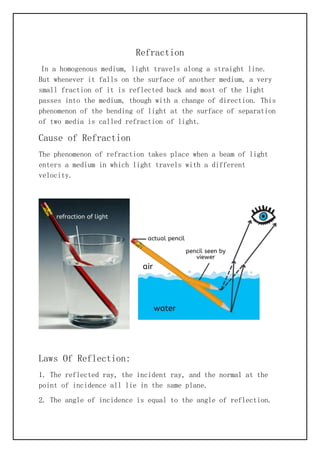 Class 12 Project PRISM AND NATURE OF LIGHT | DOCX
