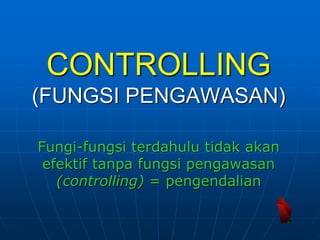 Pengawasan yang efektif | PPT