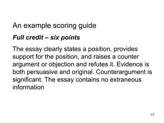 11. Short answer & Essay test items.ppt