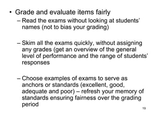 11. Short answer & Essay test items.ppt