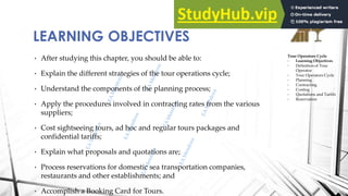 11. Tour Operators Cycle | PDF