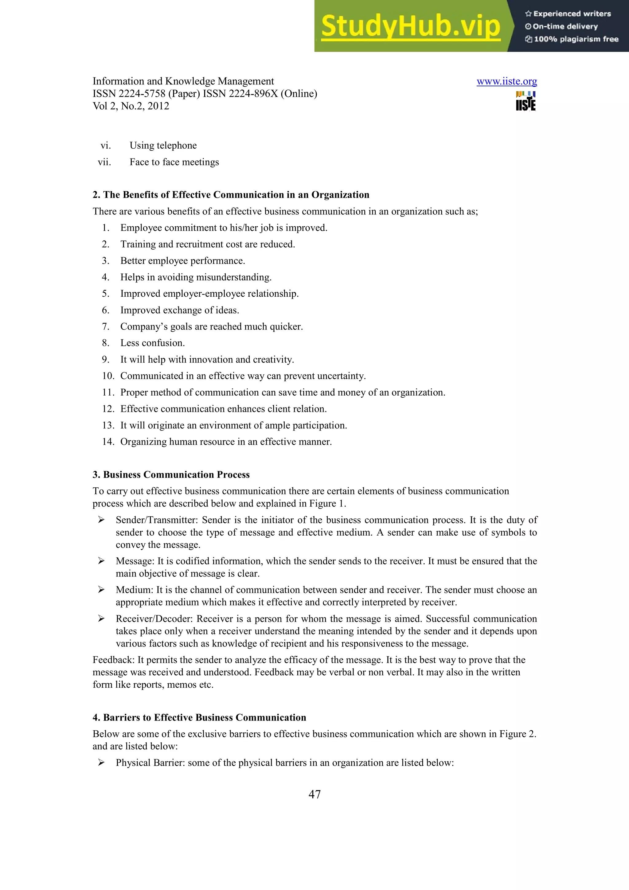 11.Achieving Success Through Effective Business Communication | PDF | Web Conferencing ...