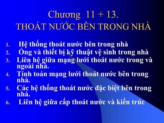 11. Chuong 11 + 13 - Cap thoat nuoc.pptx