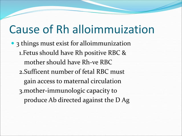 11. Rh isoimmunization.ppt | Pregnancy | Reproductive Health