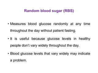 Investigations of Diabetes Mellitus.pptx