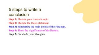 11. Chapter 11. Writing conclusion and abstract.pptx