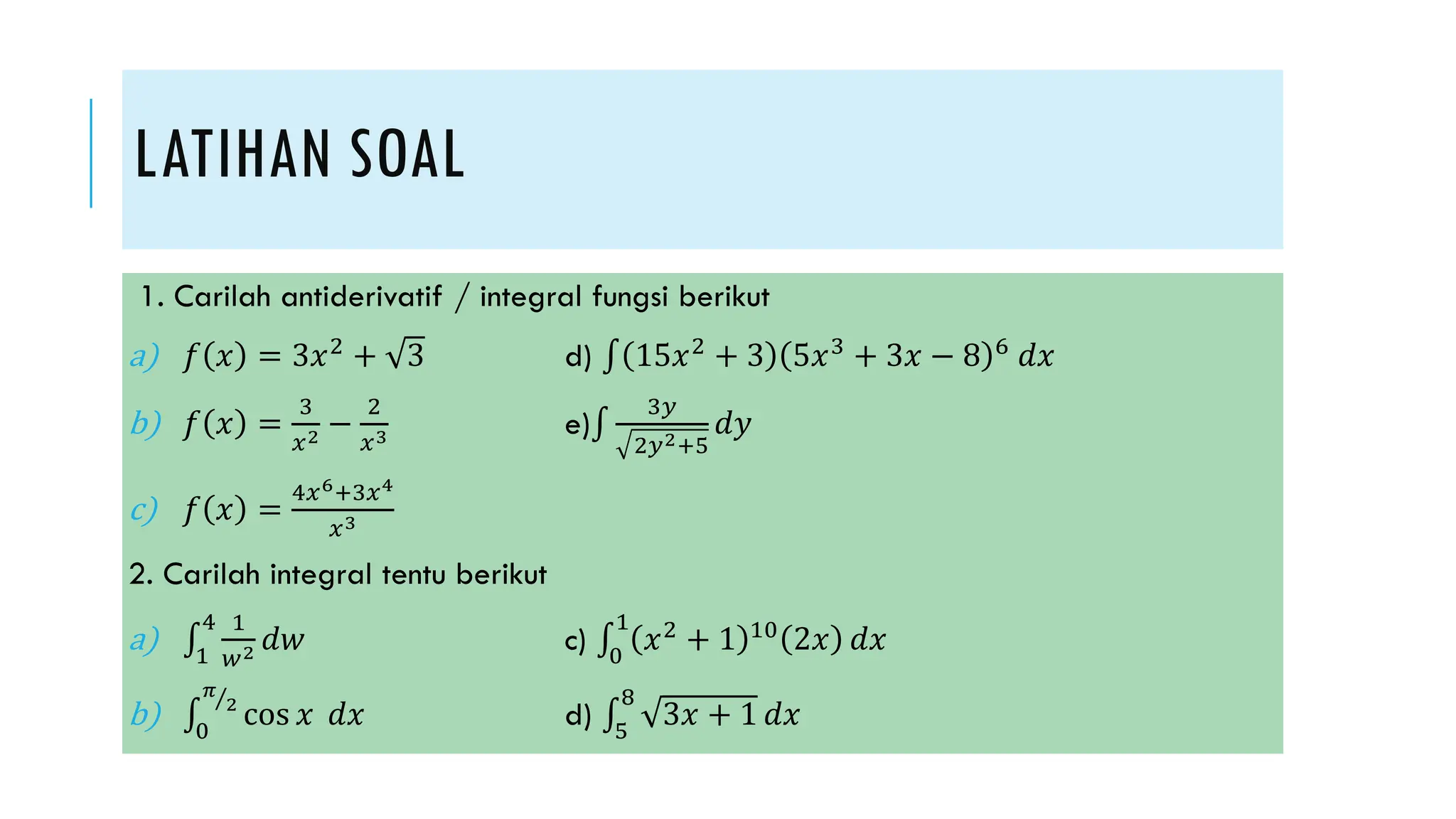 11. Integral tak tentu dan integral tentu.pdf