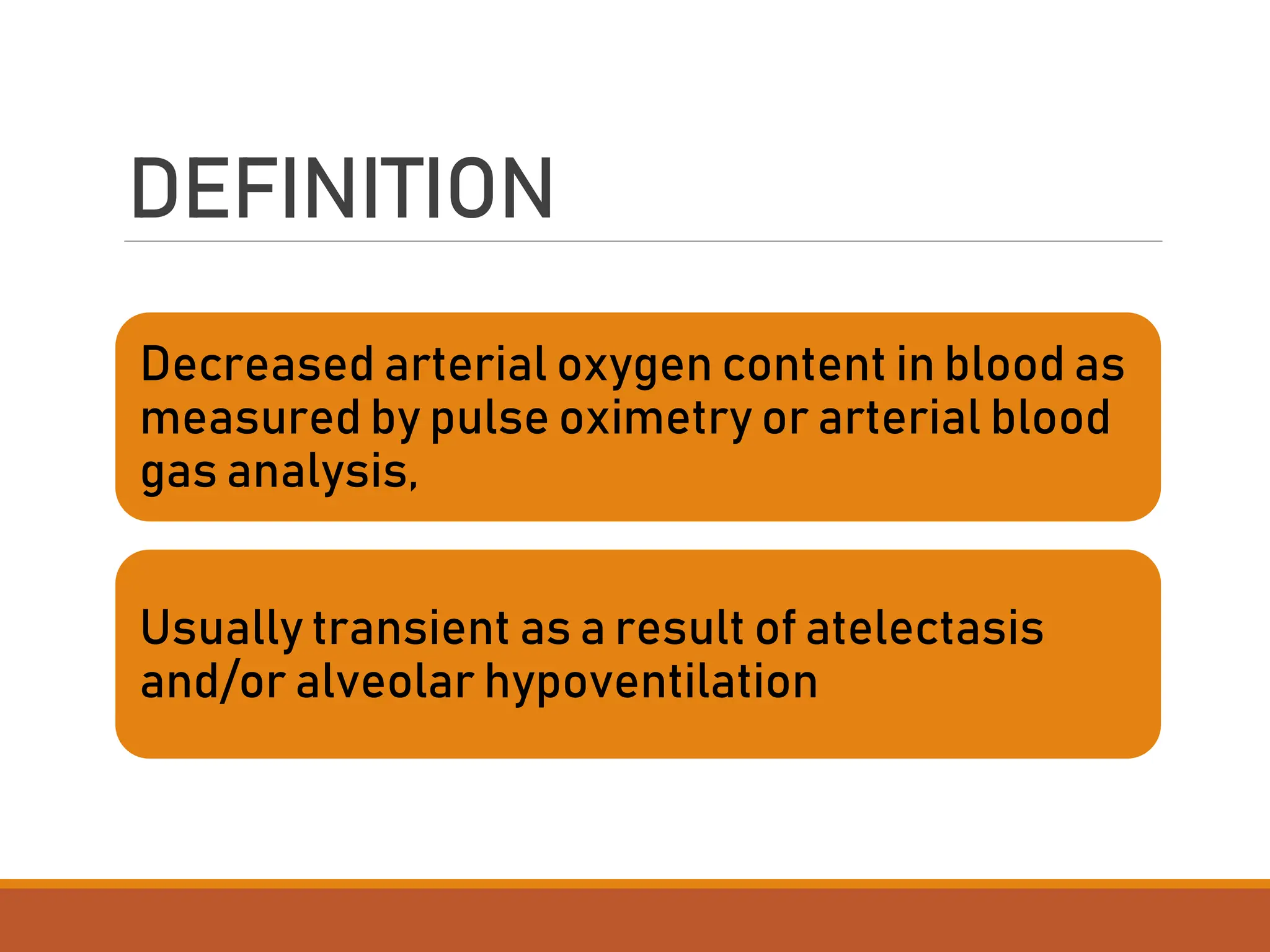 11. hypoxia during anesthesia in operation theatre | PPTX