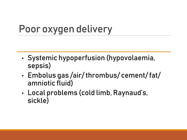11. hypoxia during anesthesia in operation theatre | PPTX | First Aid ...