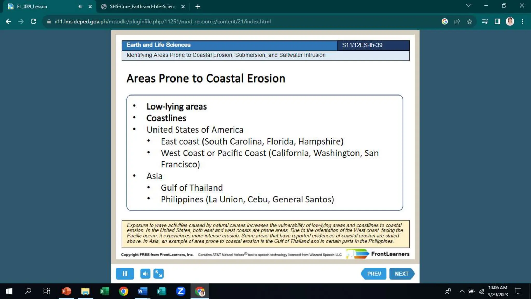 11. Marine and Coastal Processes and their Effects 2.0.pptx