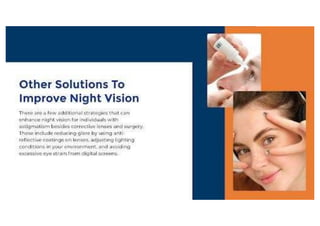 Atimatism Affects Night Vision- Find a Solution | PPTX