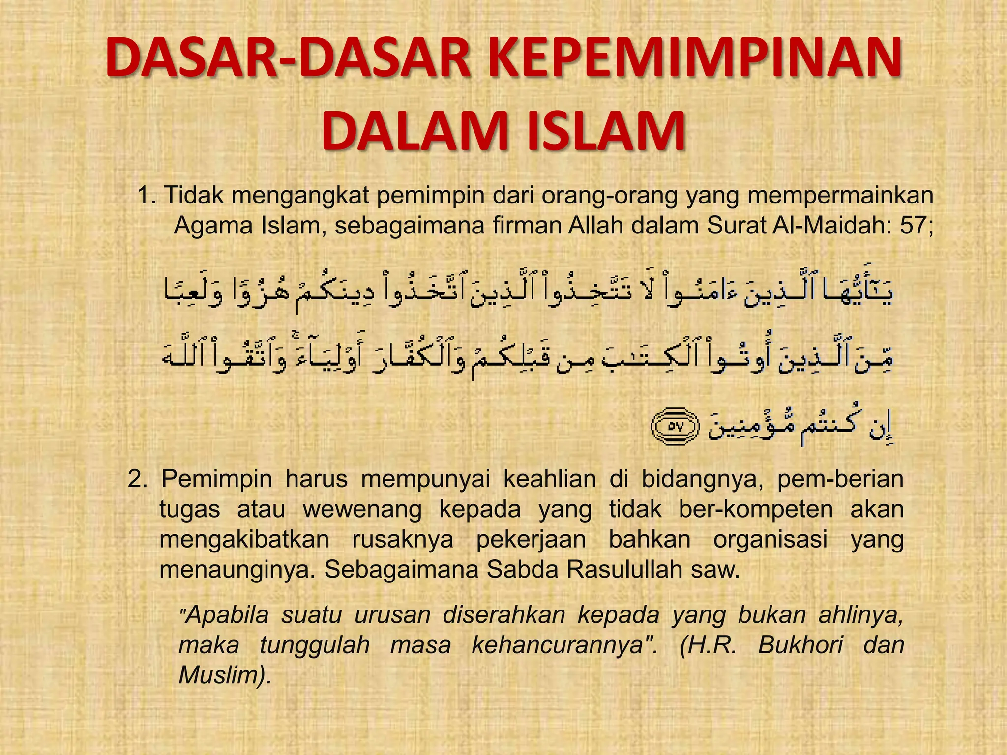 11.-Kepemimpinan-dalam-Islam.power point | PPT