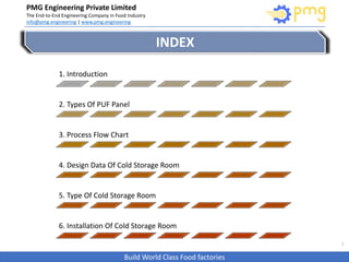 Cold Room Installation and Design.pptx.. | PPTX