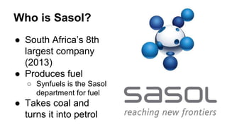 11.1.2 Introduction to Sasol.pptx and mo | PPT