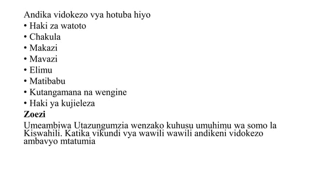 11.HAKI ZA WATOTO.pptx CBC FOR GRADE 8 | PPTX