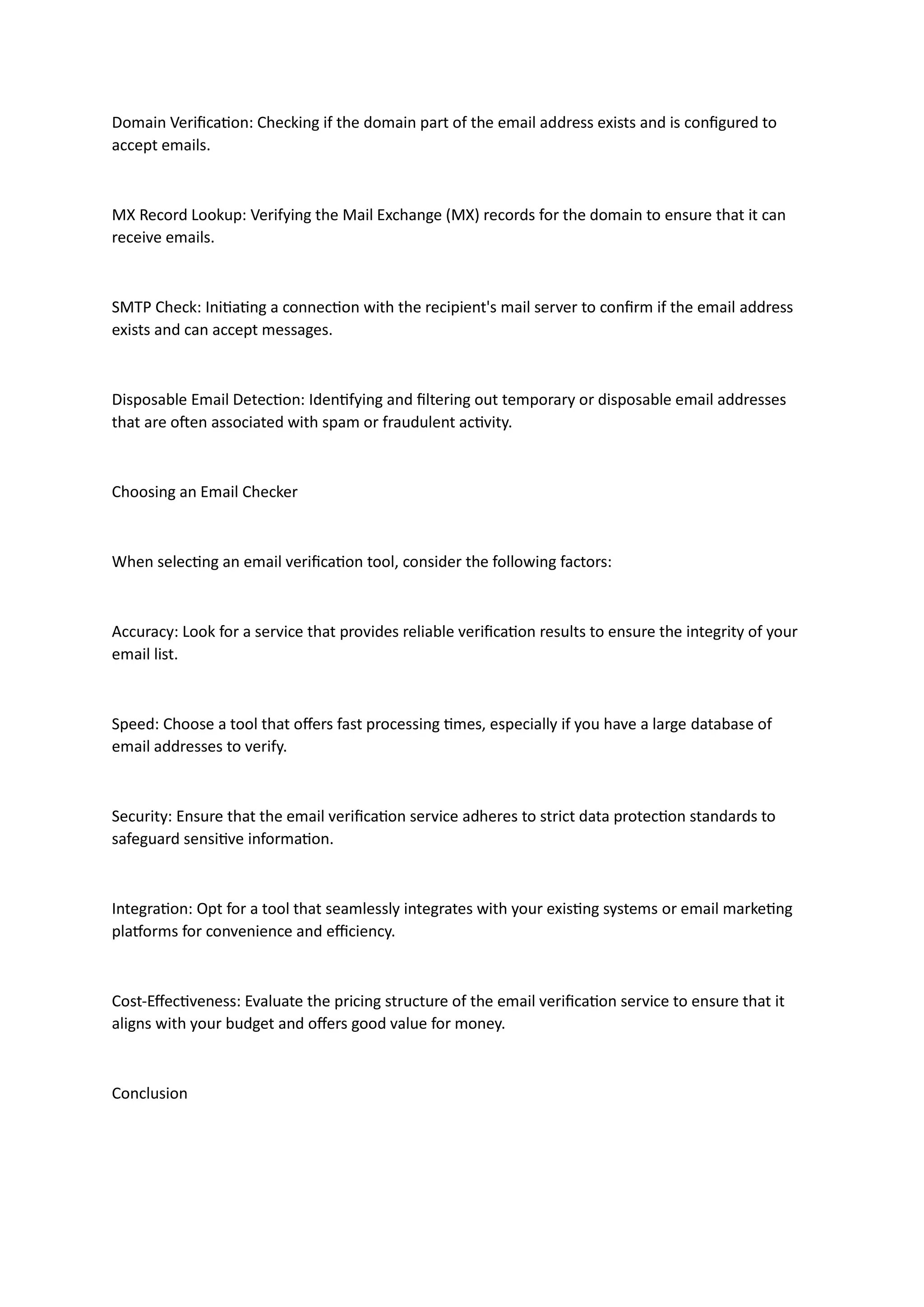 email checker, . | DOCX