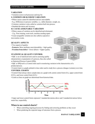 STATISTICAL PHARMACEUTICAL QUALITY CONTROL | PDF
