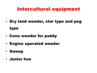 Primary tillage and secondary tillage implements | PPTX