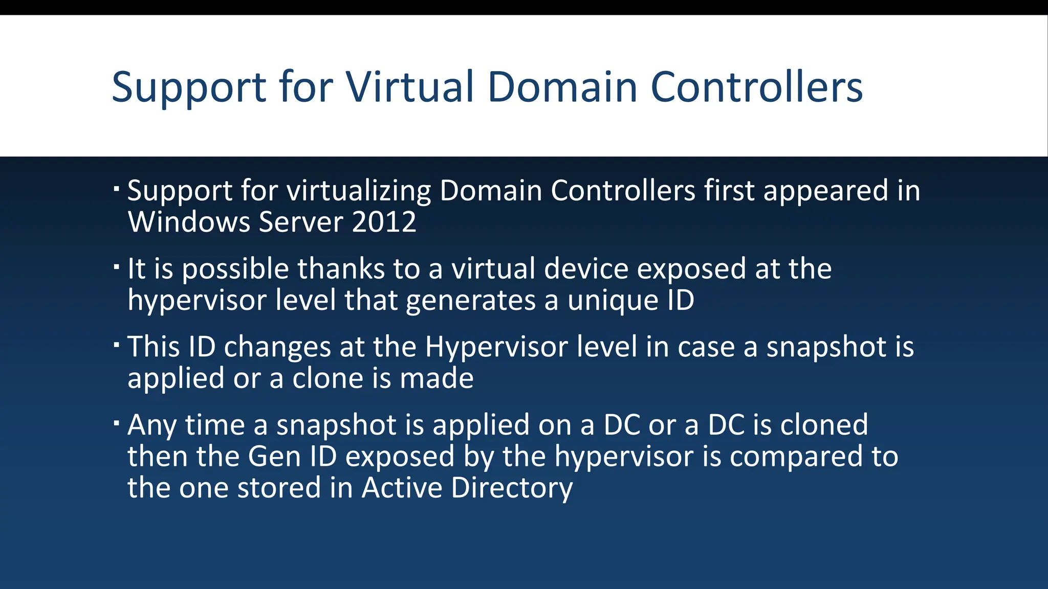 11. Domain Controller cloning - Windows Server 2022.pptx | Operating Systems | Computer Software ...