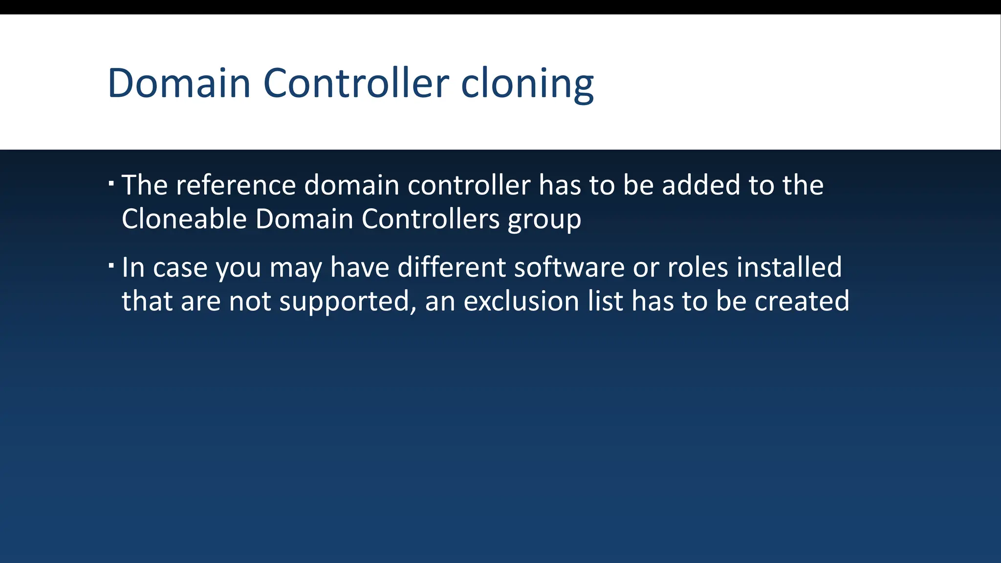 11. Domain Controller cloning - Windows Server 2022.pptx | Operating ...