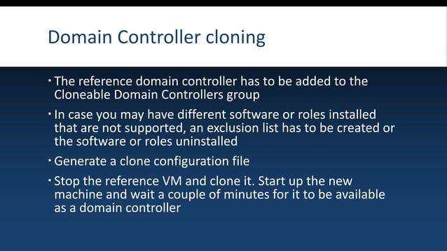 11. Domain Controller cloning - Windows Server 2022.pptx