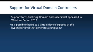 11. Domain Controller cloning - Windows Server 2022.pptx | Operating Systems | Computer Software ...
