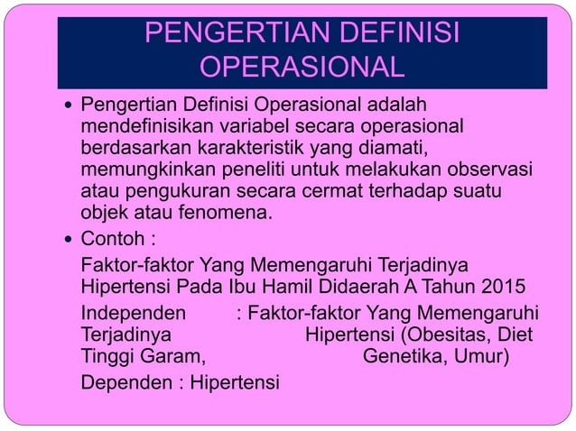 11. MENGENAL VARIABEL PENELITIAN DAN DEFINISI OPERASIONAL.ppt