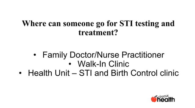 Sexually Transmitted Infection - Contraception | PPT