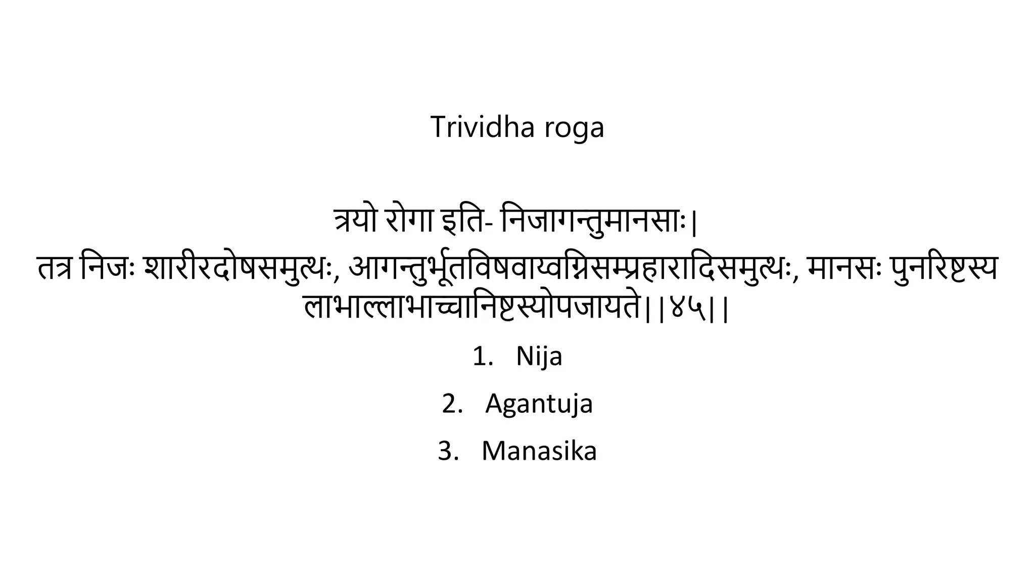Charaka Samhita Sutra Sthana 11 Chapter Tistrashaniyaadhaya | PPTX