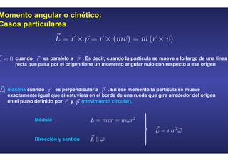 Momento angular con varios ejercicios de dinámica rotacional y ...