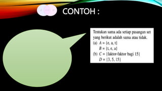 Nota bab 11.1 pengenalan set matematik tingkatan 1 | PPSX