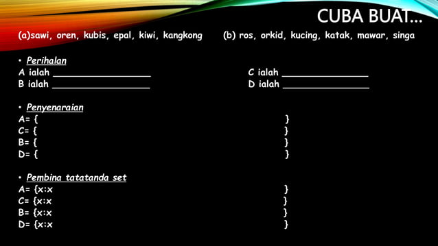 Nota bab 11.1 pengenalan set matematik tingkatan 1 | PPSX
