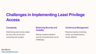 The Crucial Role of Least Privilege Access in Cybersecurity | PPTX