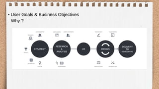 User destination & user identity for software design | PPT