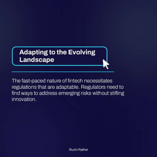 Regulation's Impact on Fintech Innovation | PDF
