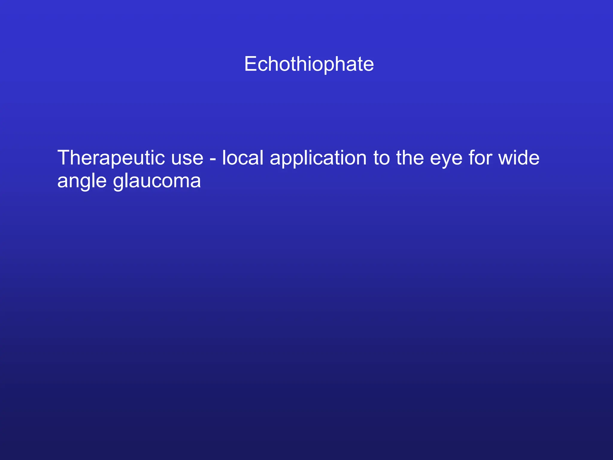 11. Cholinergics and parasympathomimetics | PPT