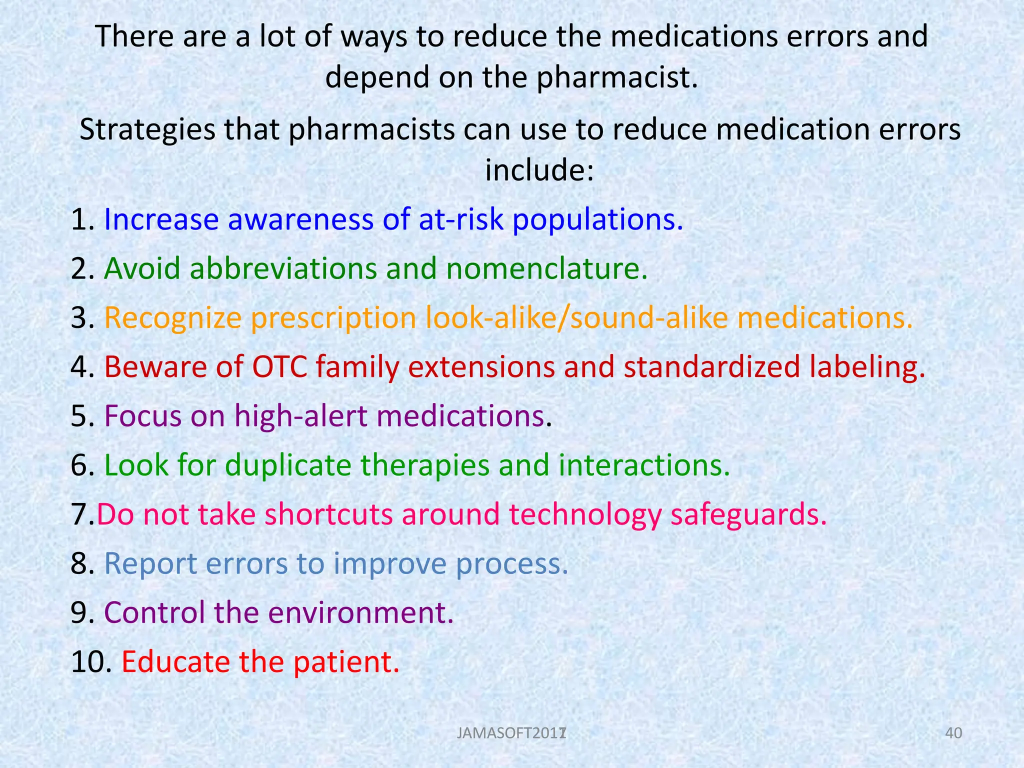 Rishabh Shukla 11.medication_errors.ppt.. | PPT